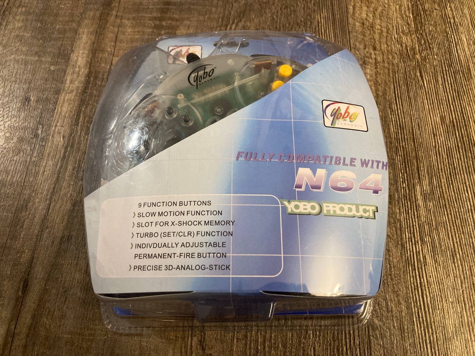 NEW Yobo Gameware Nintendo 64 Controller (N64) Transparent Clear ...