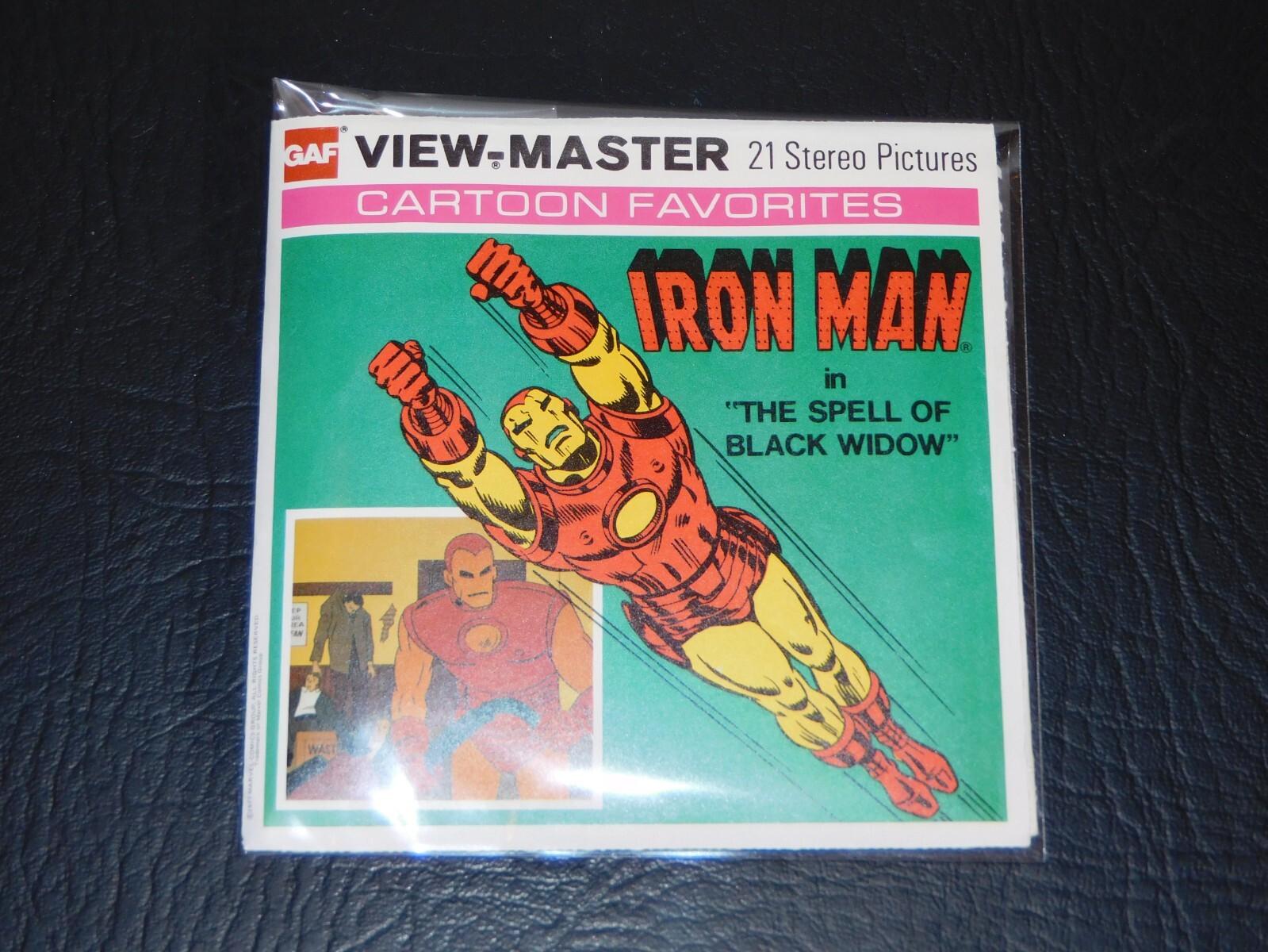 VIEW MASTER IRON MAN IN THE SPELL OF BLACK WIDOW 1977 RARE! | eBay