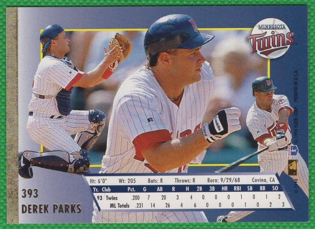 1994 Fleer Ultra - #393 Derek Parks for sale online | eBay