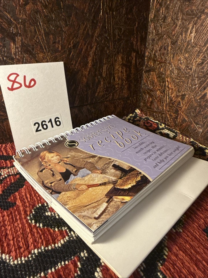 Suzanne Somers Somersize Recipe Book 2000 Rare HTF Weight Loss Cookbook ...