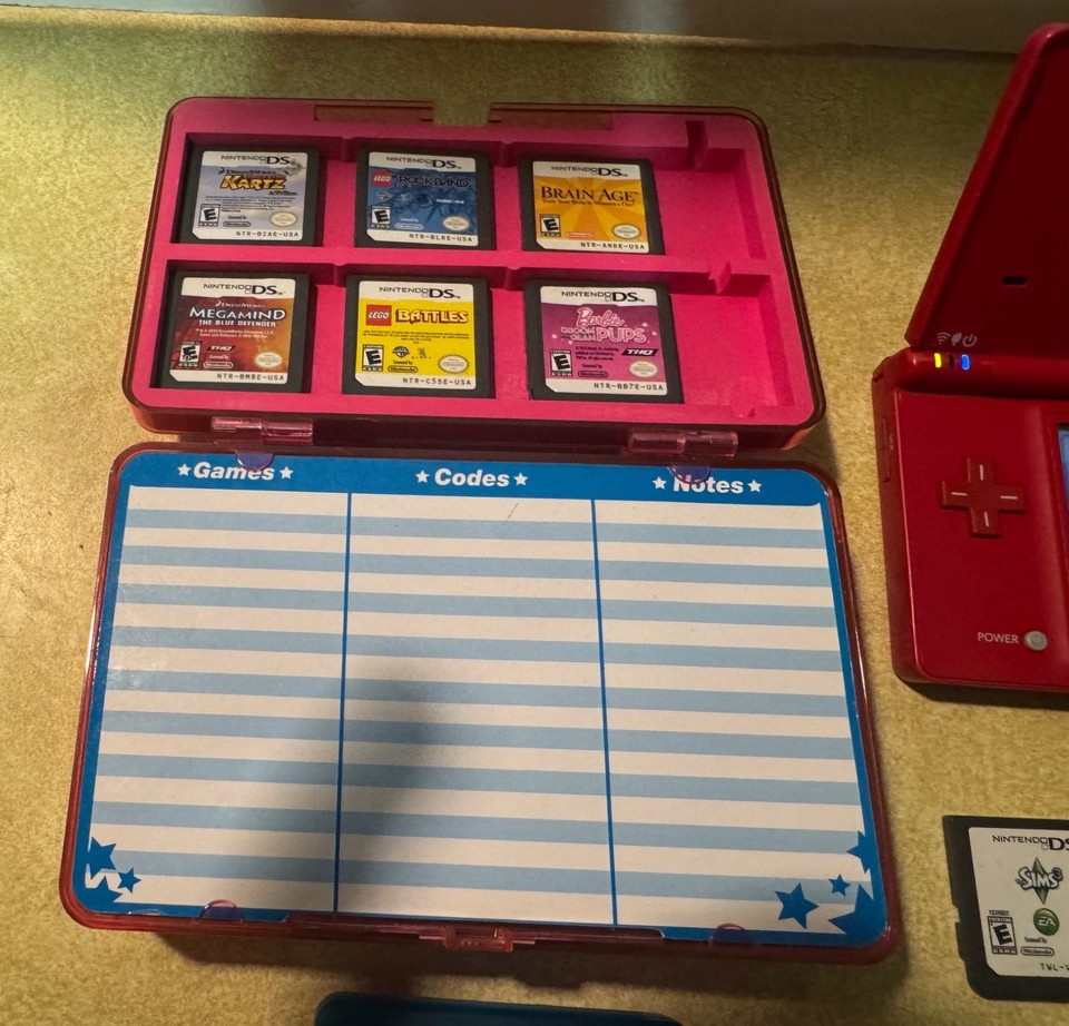 Nintendo DSi Console Pink, 11 Games With Charger , No Stylus | eBay