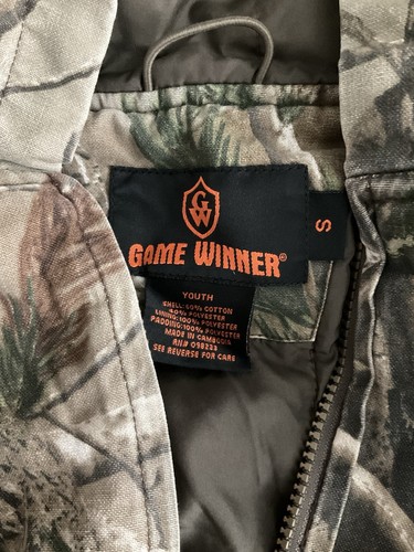 Game Winner Hunting Jacket Size Youth Small Camo Jacket | eBay