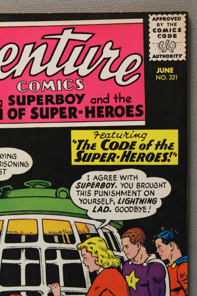 Adventure Comics #321 *1964* "The Code of the Super-Heroes!" Swan ...