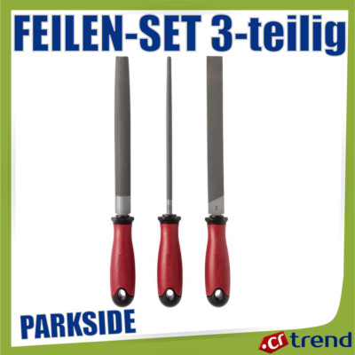 PARKSIDE Feilen-Set, 3-teilig zum Feilen von Metall NEU | eBay.de