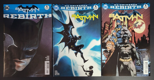 Batman #1 Lot Rebirth DC Comics 2016 Dynamic Forces Variant | eBay