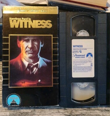 Witness (VHS,1985) starring Harrison Ford (Special Collector's Series ...