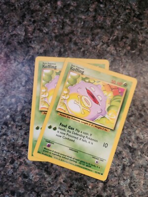 KOFFING - Base Set - 51/102 - Common - Pokemon Card - Unlimited Edition ...