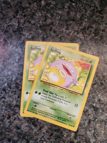 KOFFING - Base Set - 51/102 - Common - Pokemon Card - Unlimited Edition ...
