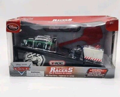 Disney Store Cars Rip N Release Racers Playset Rare New Die Cast Cars ...