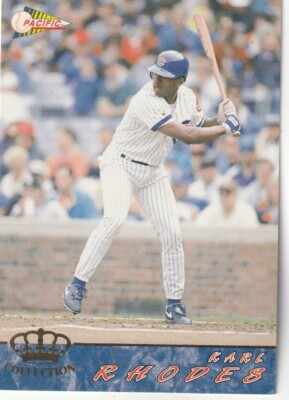 FREE SHIPPING-MINT-1994 Pacific Crown Collection Karl Rhodes #106 CUBS ...