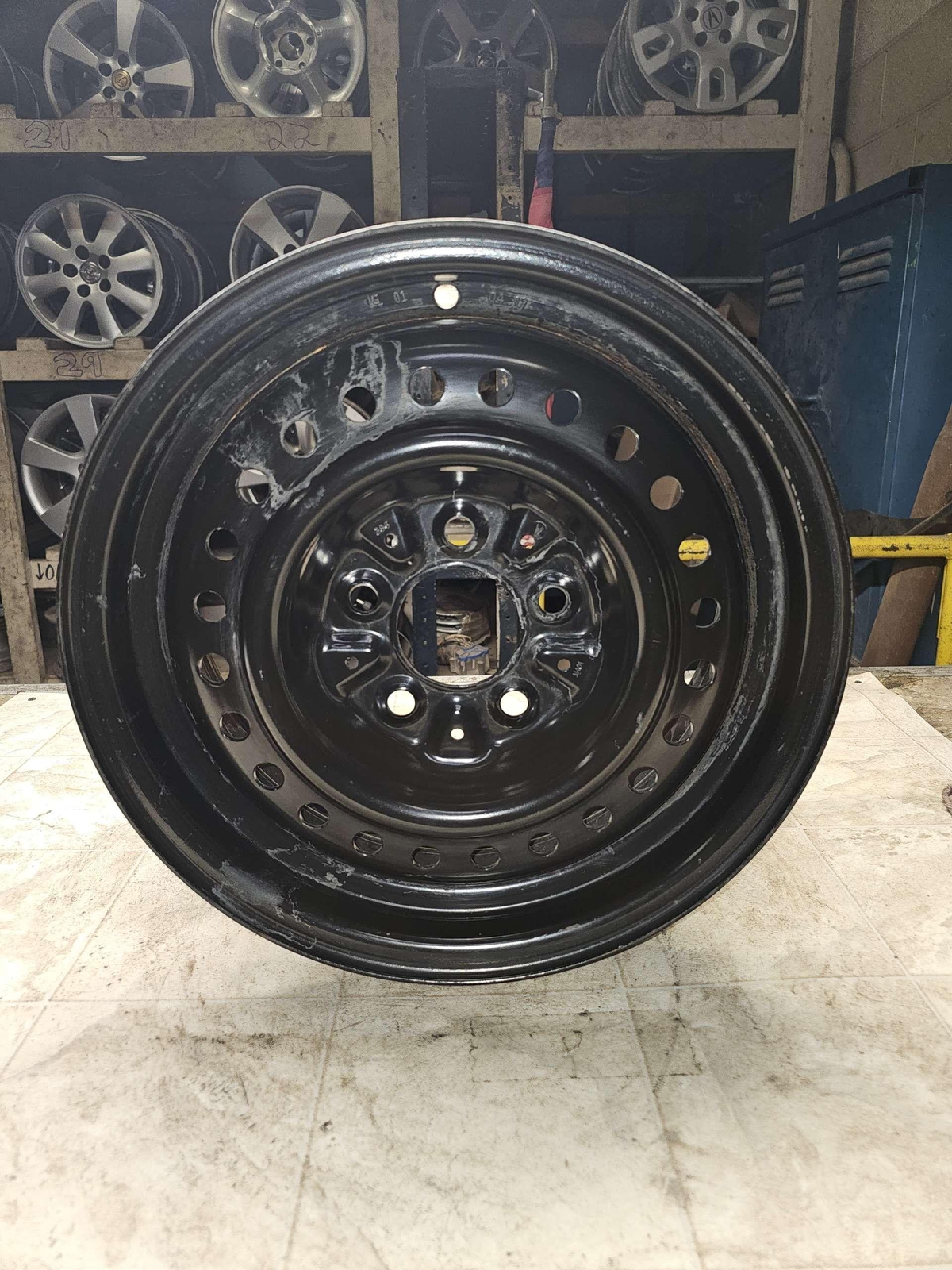 1991-1995 DODGE CARAVAN VOYAGER STEEL WHEEL RIM STOCK 15x6 5 LUG 4-1/2 ...