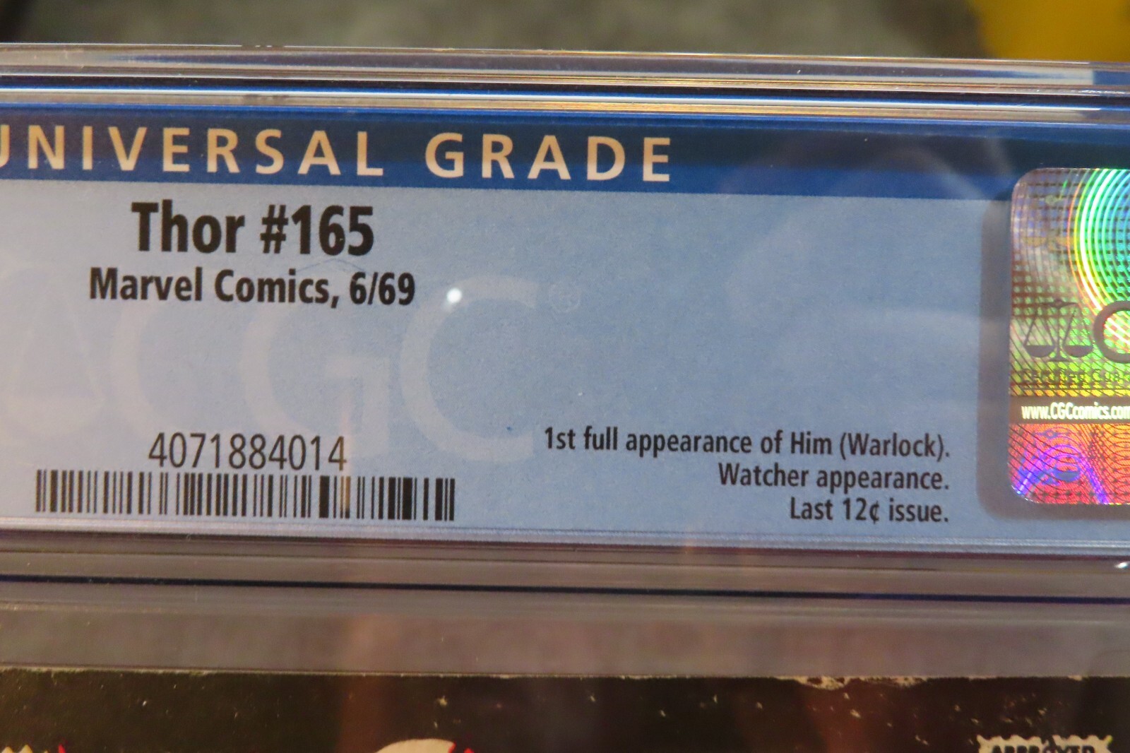 1969 MARVEL Comics THOR #165 Key 1st appearance of HIM (ADAM WARLOCK ...