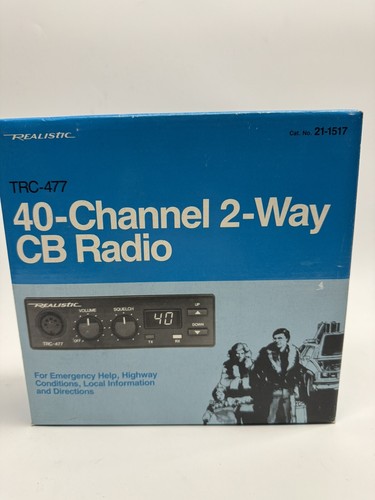 VINTAGE "RARE" SEALED PACKAGED REALISTIC TRC-477 CB Radio | eBay
