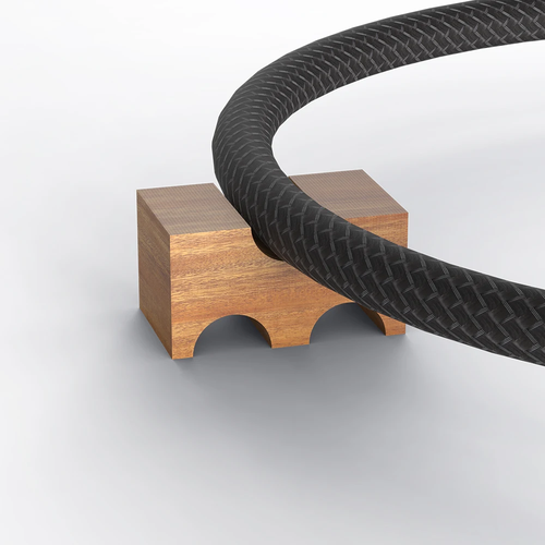 4X HiFi Audio Rose wood Cable stand Walnut Insulation Cable Feet ...