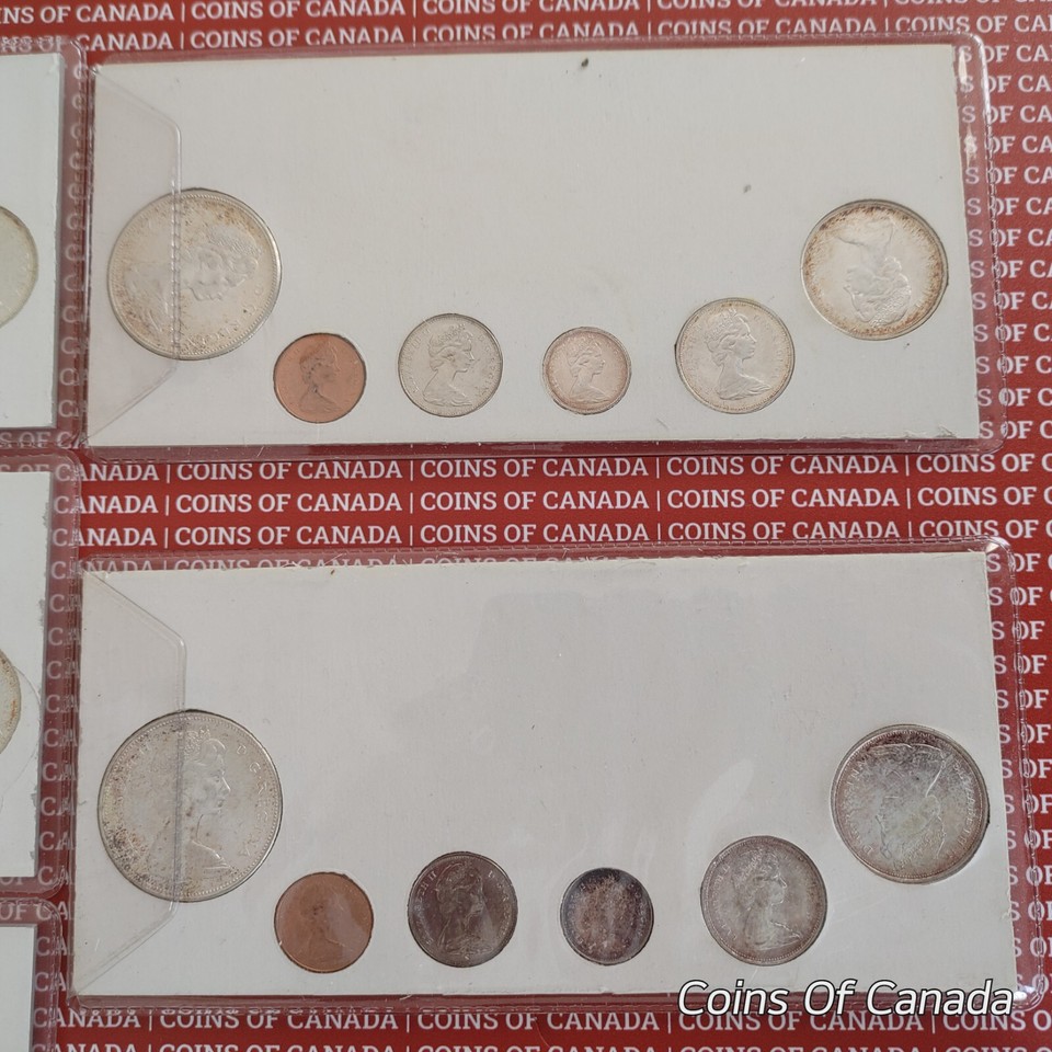 1967 Canada Centennial Coin Sets - Lot Of 10 Uncirculated Sets # ...
