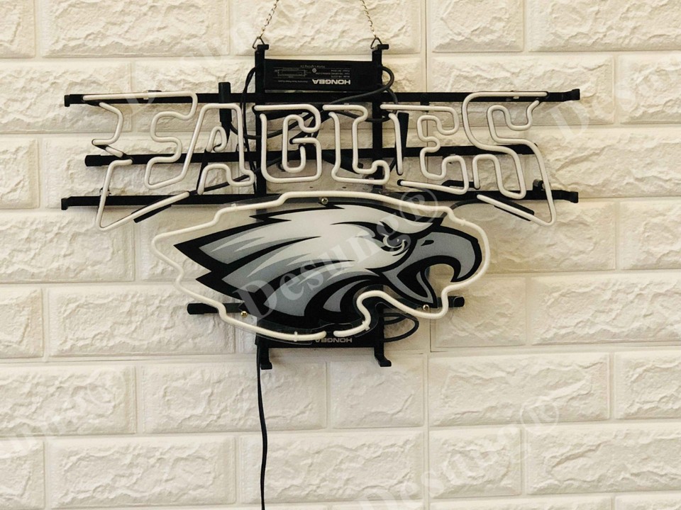 New Philadelphia Eagles Beer Neon Light Sign 20" HD Vivid Printing ...