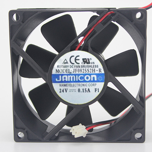 For Jamicon JF0825S2H-R Inverter Silent Fan DC 24V 0.15A 80*80*25mm ...
