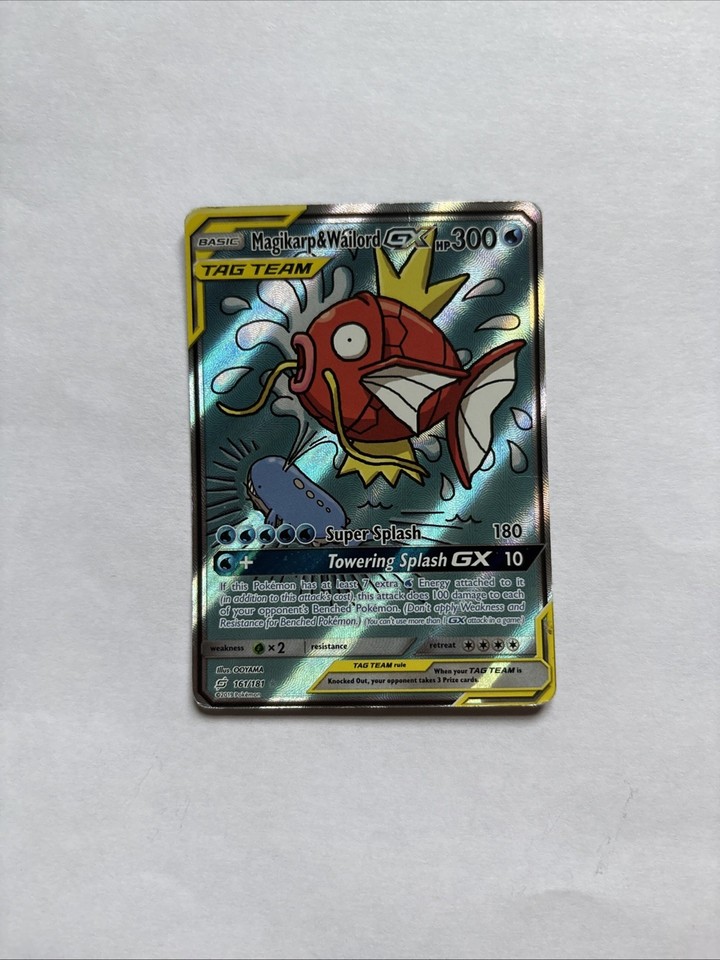 2019 Magikarp & Wailord Tag Team GX Alt Art Team Up Card 161/181 Near ...