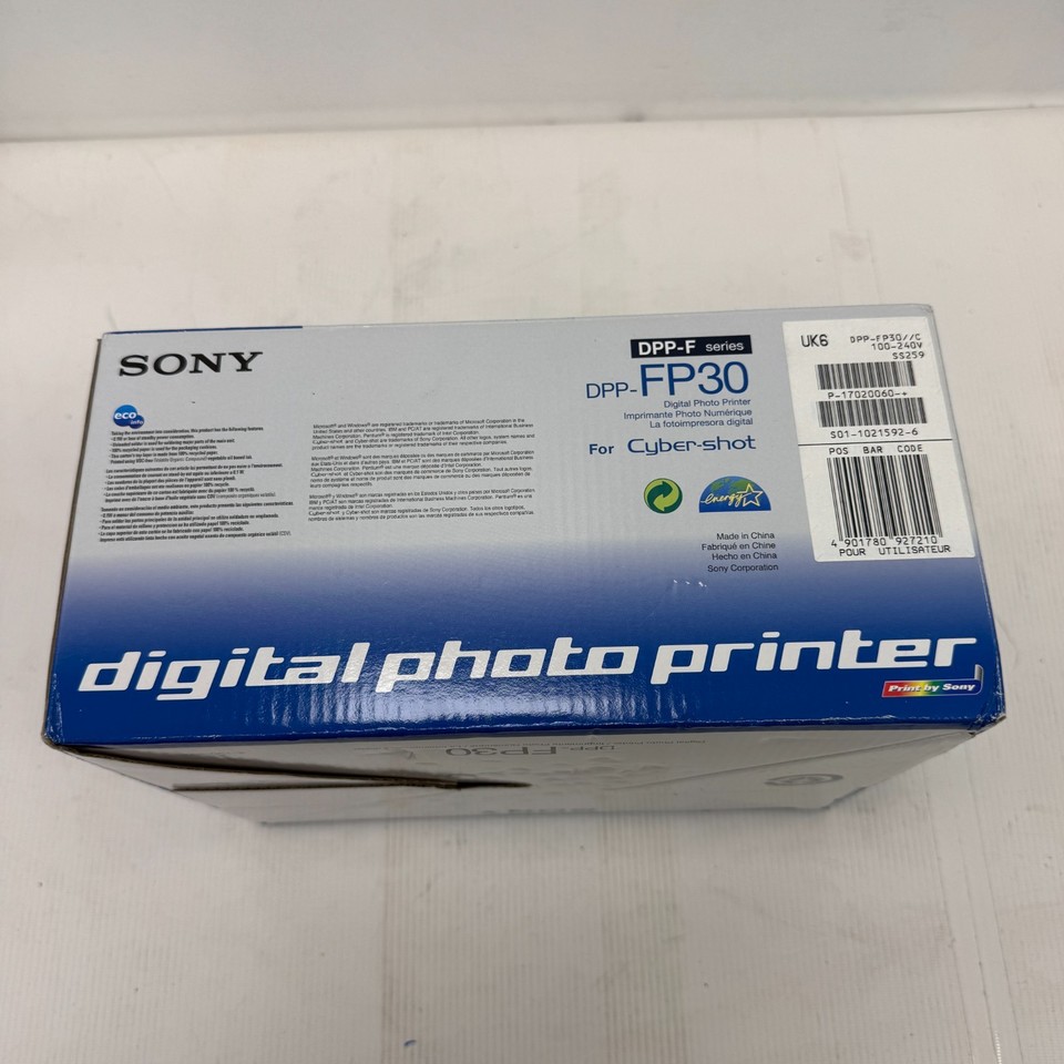 Sony DPP-FP30 Digital Photo Printer, For Cyber-Shot - NEW | eBay