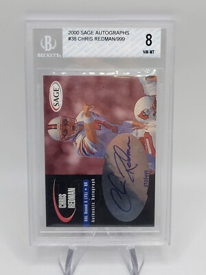 2000 SAGE Autographs #A38 Chris Redman/999 BGS 8 | eBay