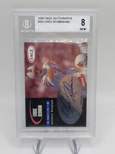 2000 SAGE Autographs #A38 Chris Redman/999 BGS 8 | eBay