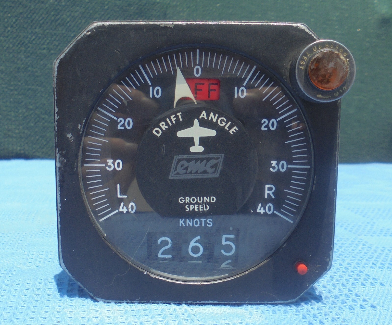 Aircraft Drift Angle Indicator Instrument (Memorabilia item) | eBay