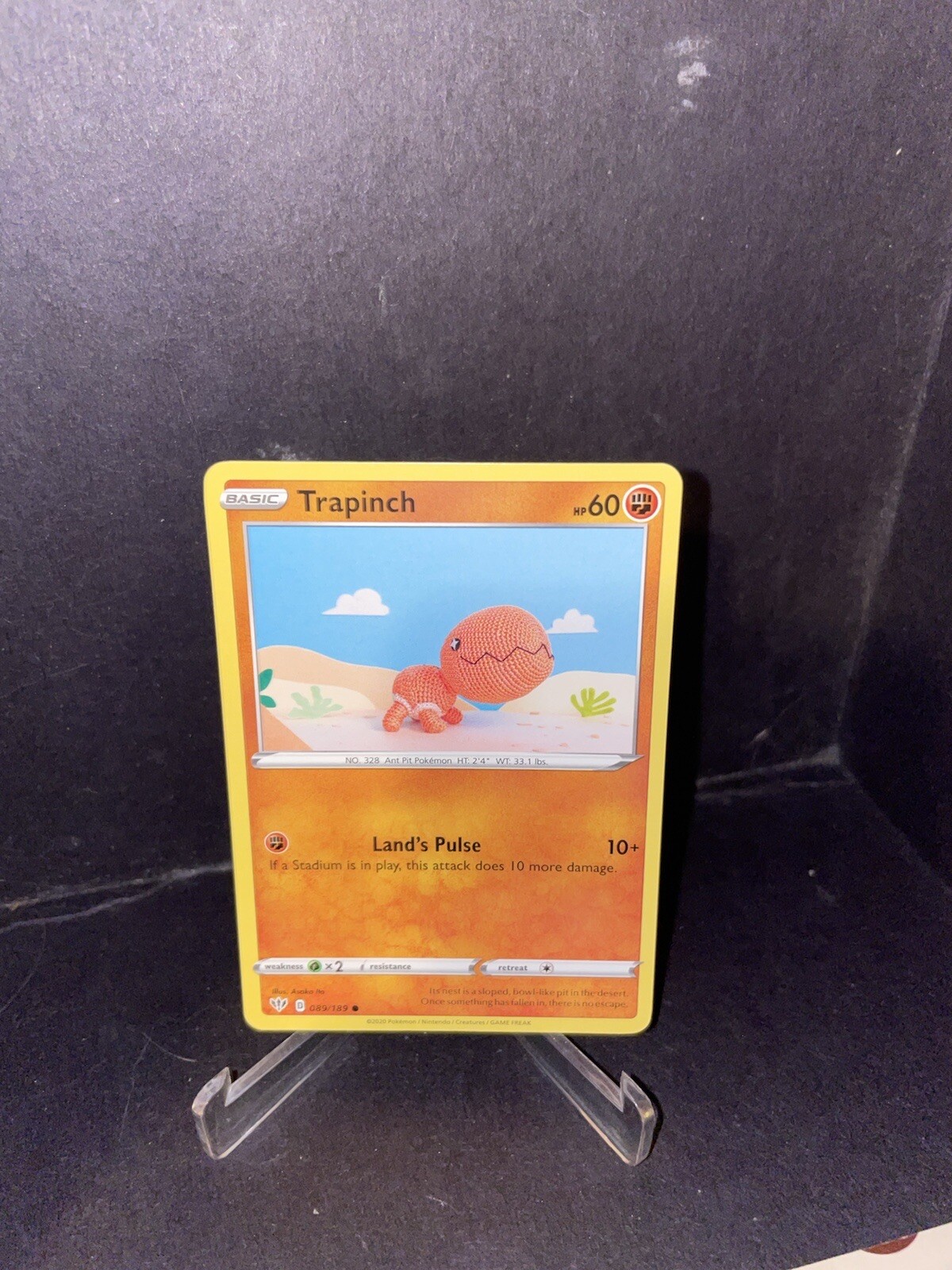 Trapinch 89/189 - Darkness Ablaze - Common - Pokemon Card TCG | eBay