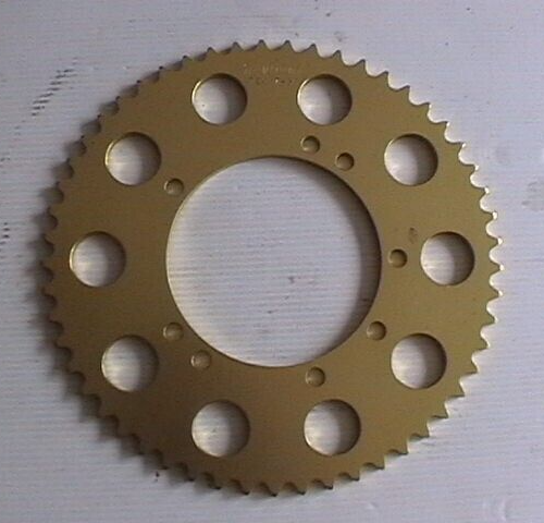 TALON TR117 53 TOOTH REAR ALLOY GOLD SPROCKET KAWASAKI KX80 KX85 KX100 ...