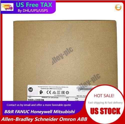NEW Sealed Allen Bradley 5069-L320ERM CompactLogix 2MB ENET Controller ...
