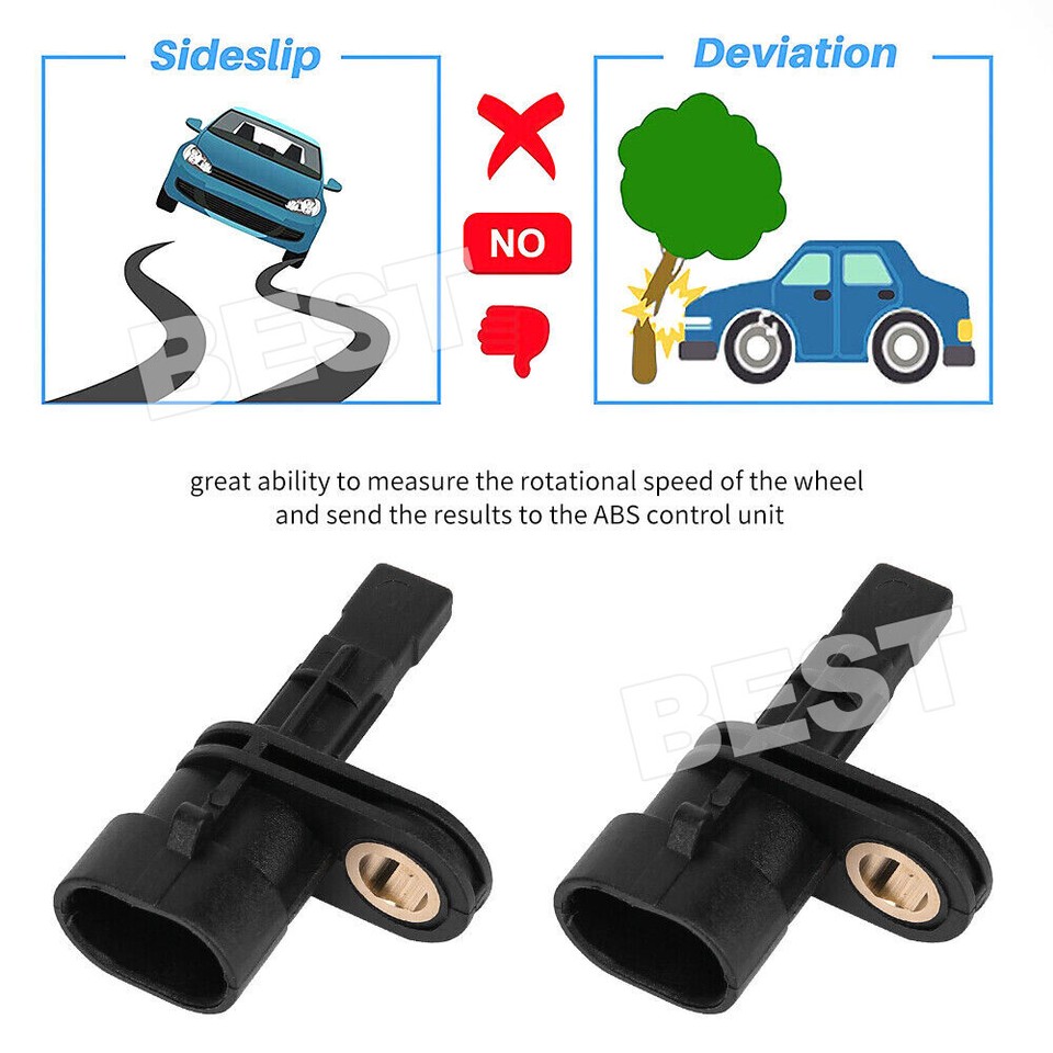 4x Rear ABS Wheel Speed Sensor For Holden Commodore VE WM 06-13 V6 V8 ...