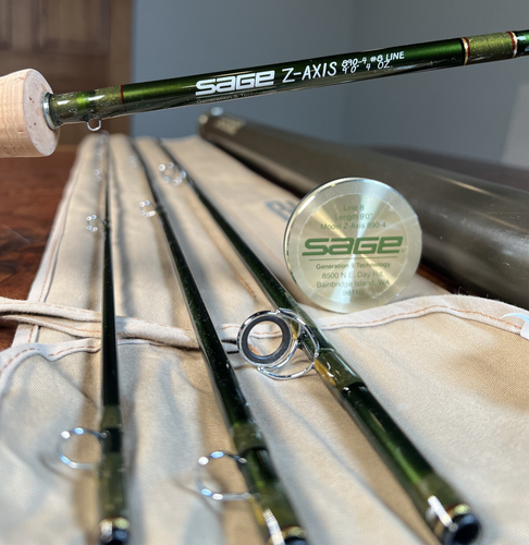Sage Z-Axis 890-4 9'0" 8WT Fly Rod- USED | eBay