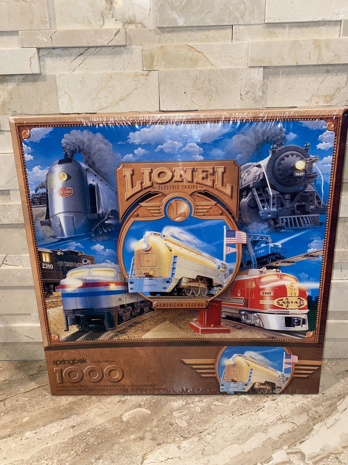 Vintage Hallmark Springbok Lionel Trains 1000 Piece Jigsaw Puzzle | eBay