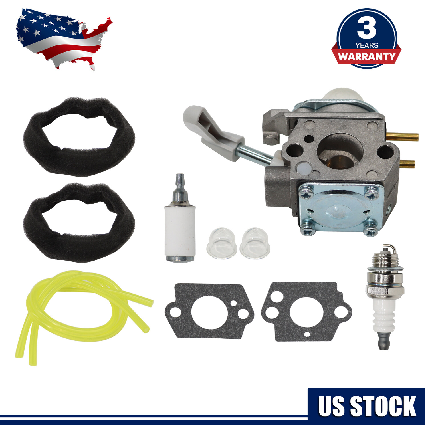 Carburetor & Kit For Homelite 26B Blower UT09526 308054114 308054075 | eBay