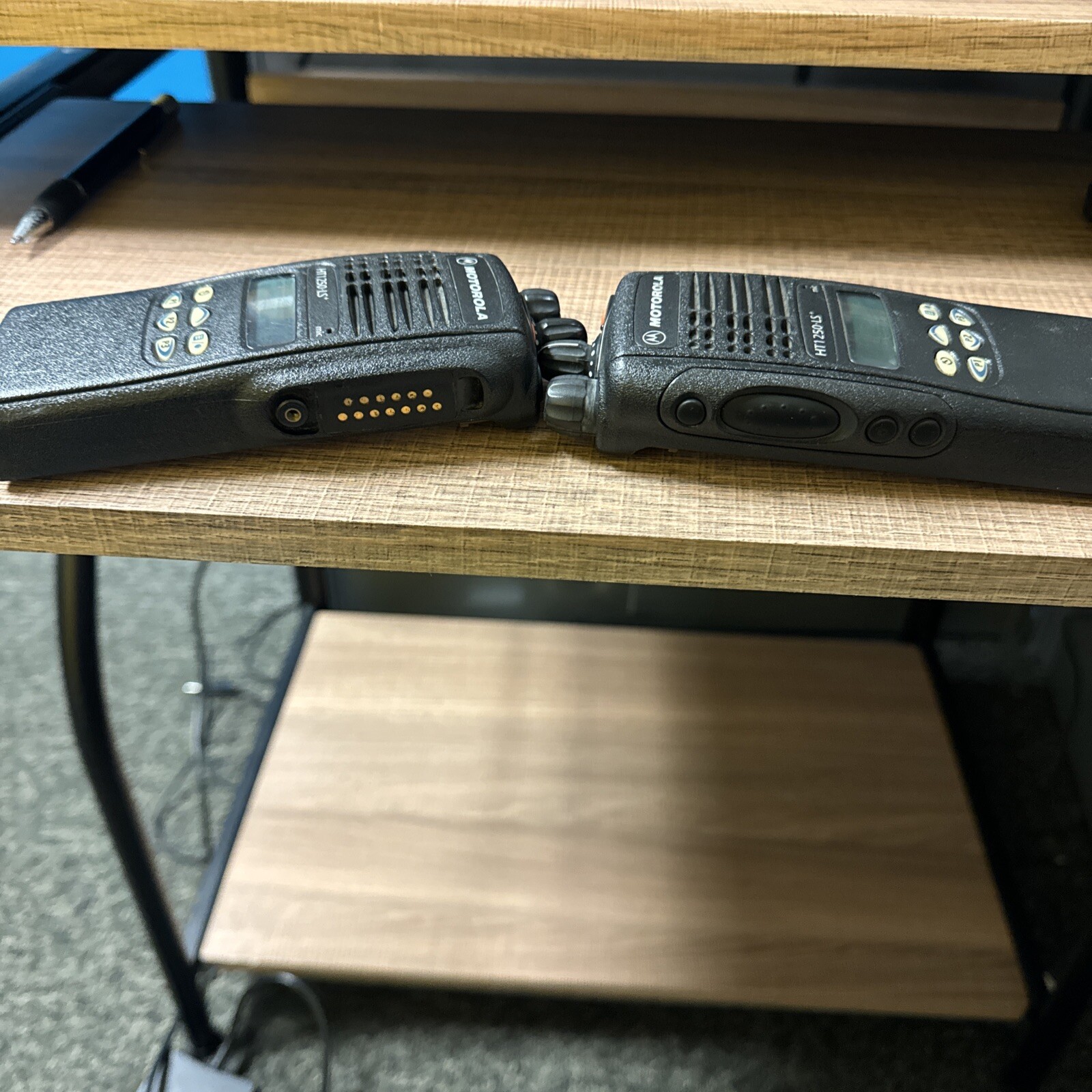 2 X Motorola HT1250 LS+ Two Way Radios AAH25SDH9DP7AN | eBay
