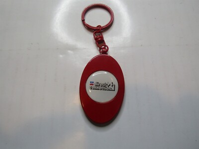 DODGE CHRYSLER PLYMOUTH MOPAR DIRECT CONNECTION LOGO KEYCHAIN METAL RED ...