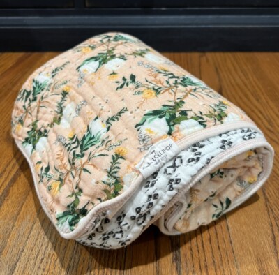 Loulou Lollipop Cotton Bamboo Blend Muslin Double Sided Quilt Floral ...