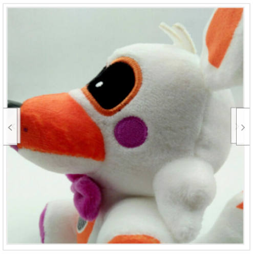 New FNAF Exclusive 8" Lolbit Plush Five Nights at Freddy's Sister ...