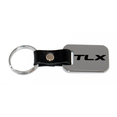 Acura TLX Key Chain Fob - CHROME - Engraved with Black Logo - Made in ...