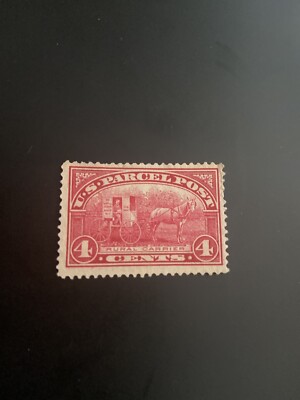US Stamp Scott #Q4...MNH-No Gum-1913 Parcel Post Stamp Rural Carrier ...