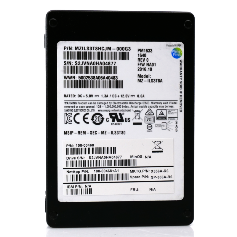 Samsung PM1633 3.84TB Enterprise SSD SAS 12Gb/s 2.5" MZILS3T8HCJM | eBay
