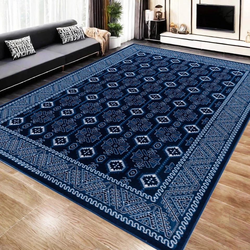 Non Slip Luxury Traditional Large Area Rug Bedroom Living Room Hallway ...