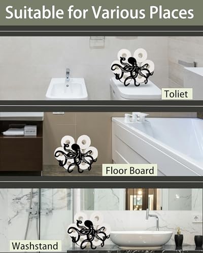 Unique Octopus Toilet Tissue Holder,Animal Paper F Unique Octopus | eBay UK