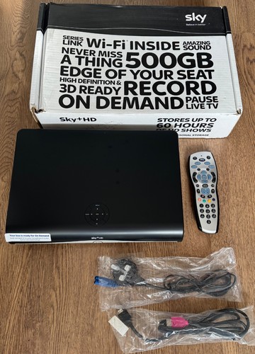SKY+ HD MODEL DRX890W HD 500GB BOX SET WITH REMOTE & CABLES | eBay UK