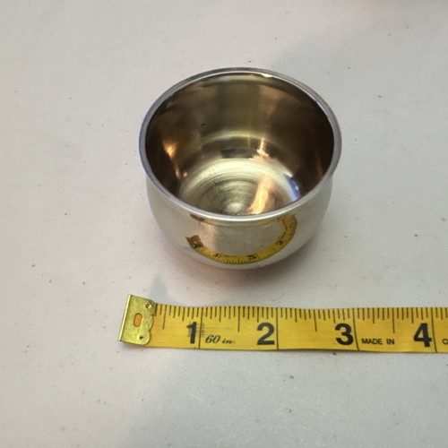 Vintage Silver Tone Small Bowl / Cup – Unmarked – Likely Silverplate ...