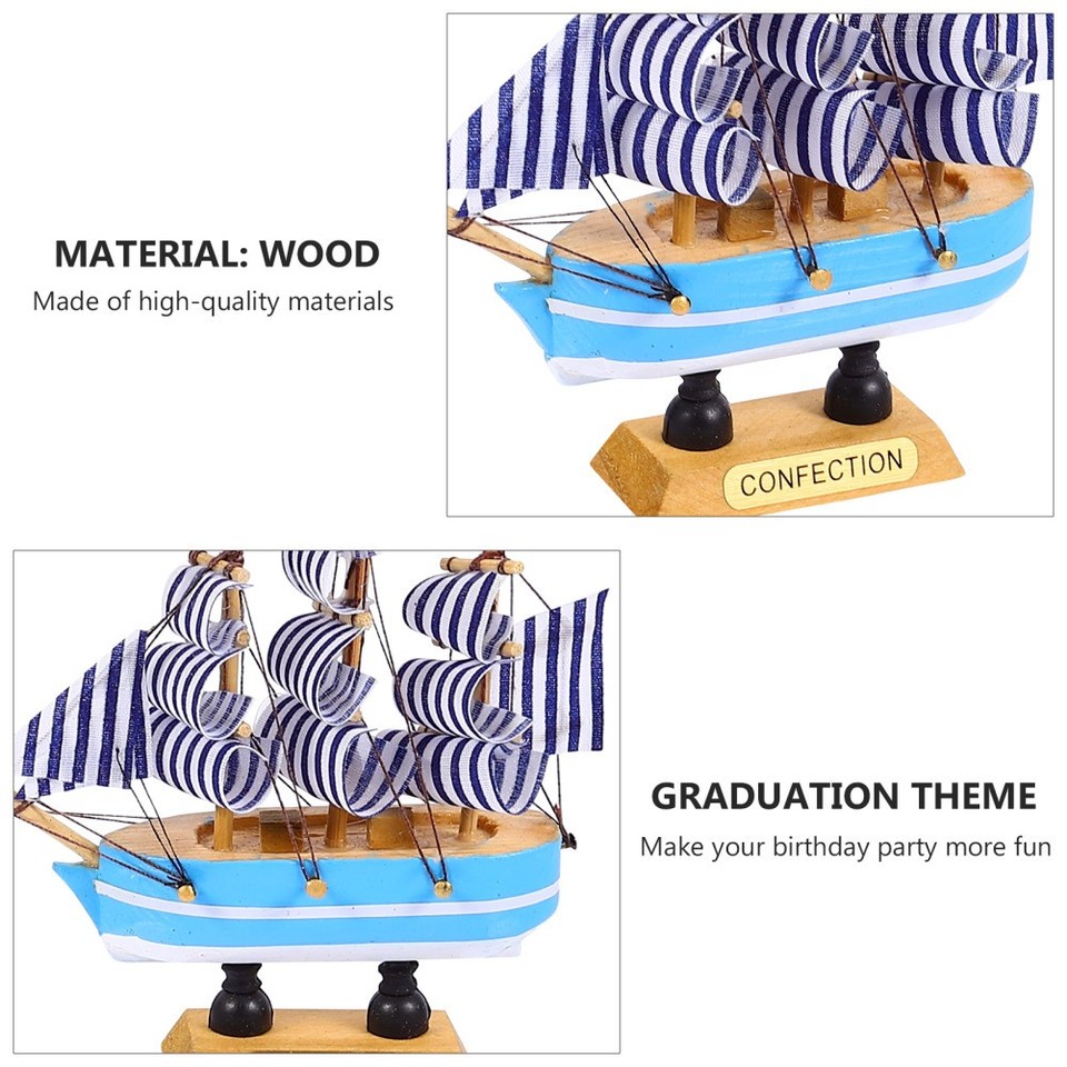 2 Pcs Congratulation Grad Cake Topper Congrats Graduation Decorations ...