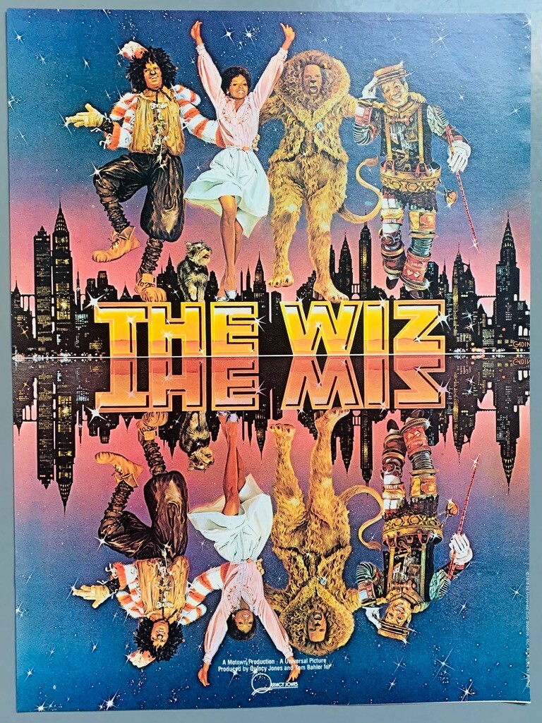 The Wiz Movie Poster The Wiz. Movie Tie In Book. Special Edition. 2nd