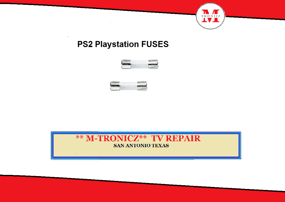 PS2 Playstation 2 Power Supply FUSES SCPH-30000 1-468-604-11 2 PIECES ...