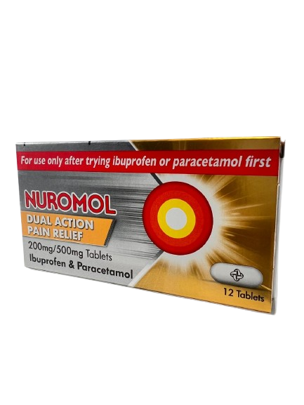 Nuromol 200mg/500mg - Ibuprofen/Paracetamol - 12 Tablets - | eBay UK