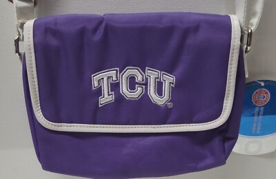 TCU Horned Frogs NCAA single shoulder handbag purse NWT | eBay