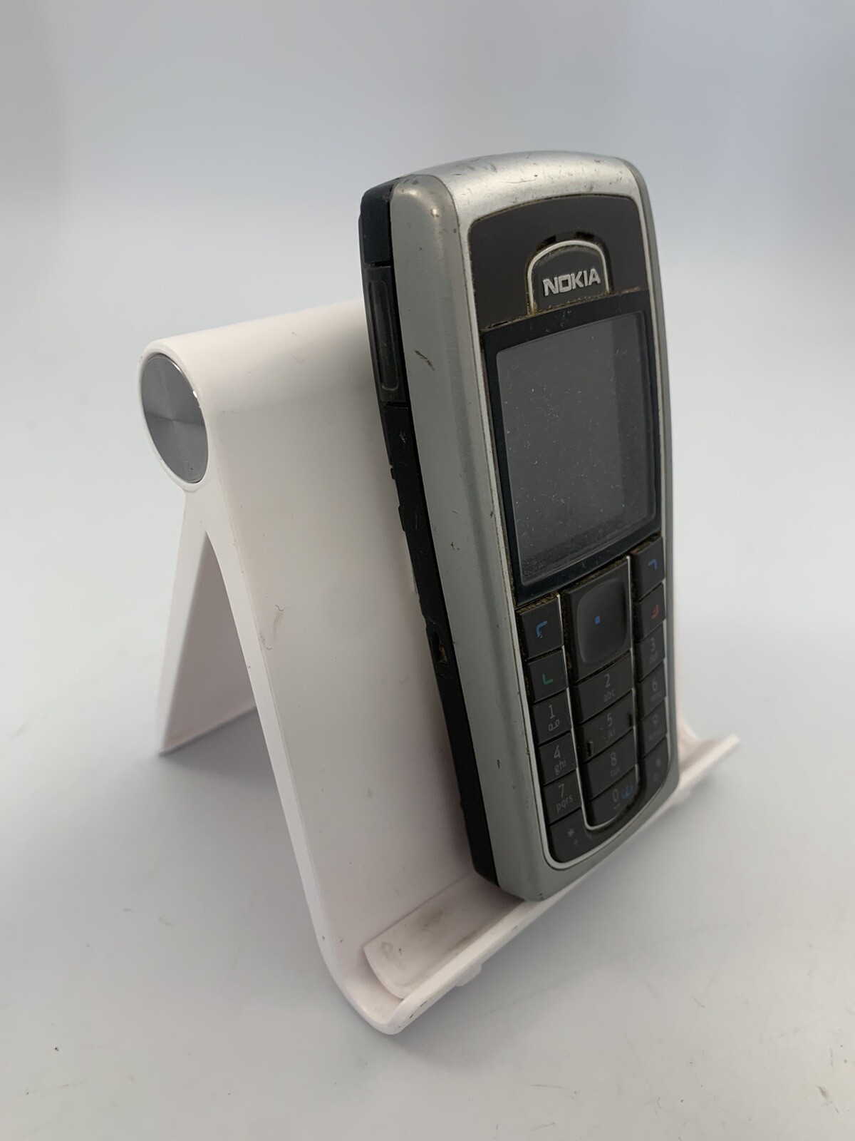 Nokia 6230i Silver Orange Network 32MB Storage MMC Mobile Button Phone ...